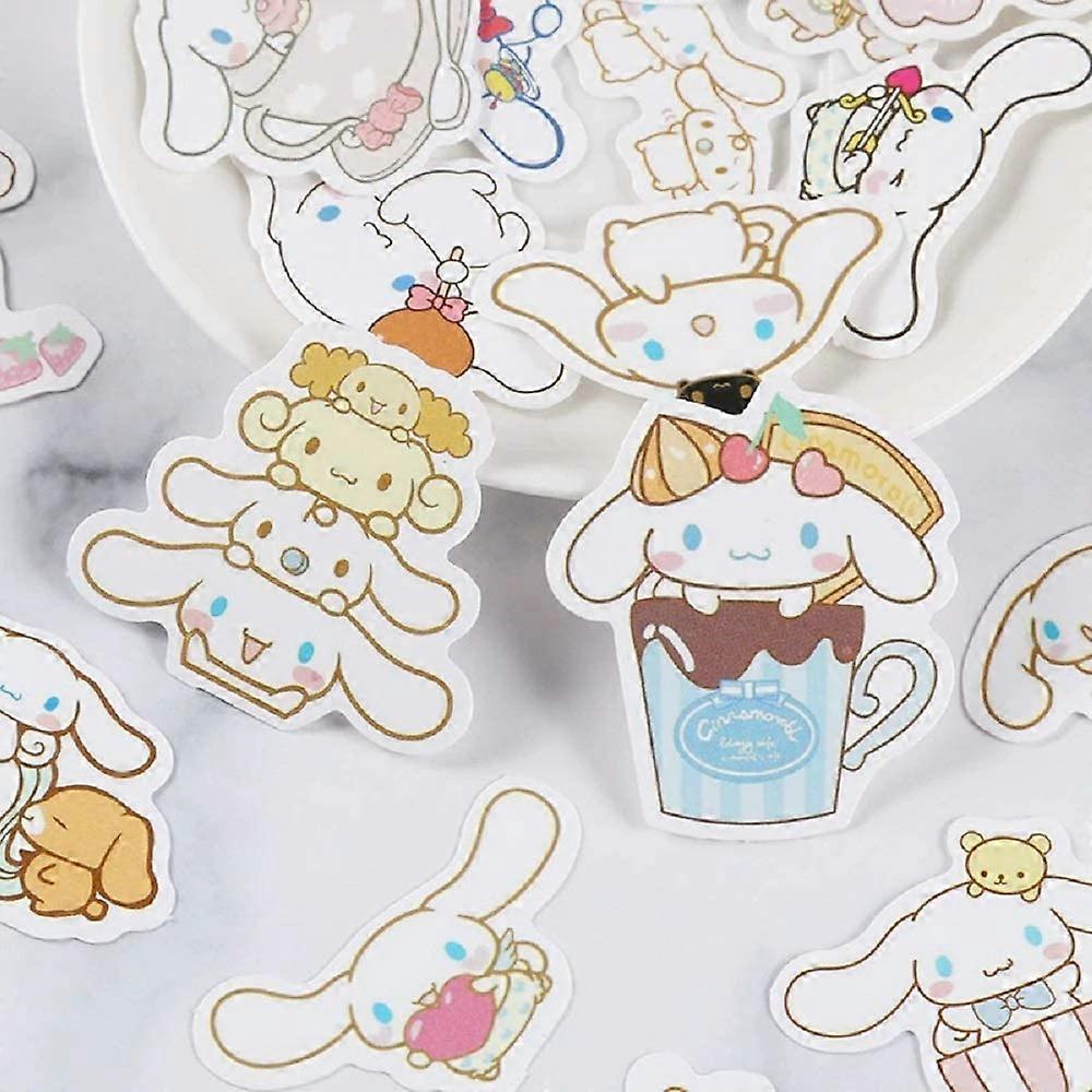 40pcs Cute Kawaii Cinnamoroll Sanrio Stickers Pack| Anime Vinyl PVC ...
