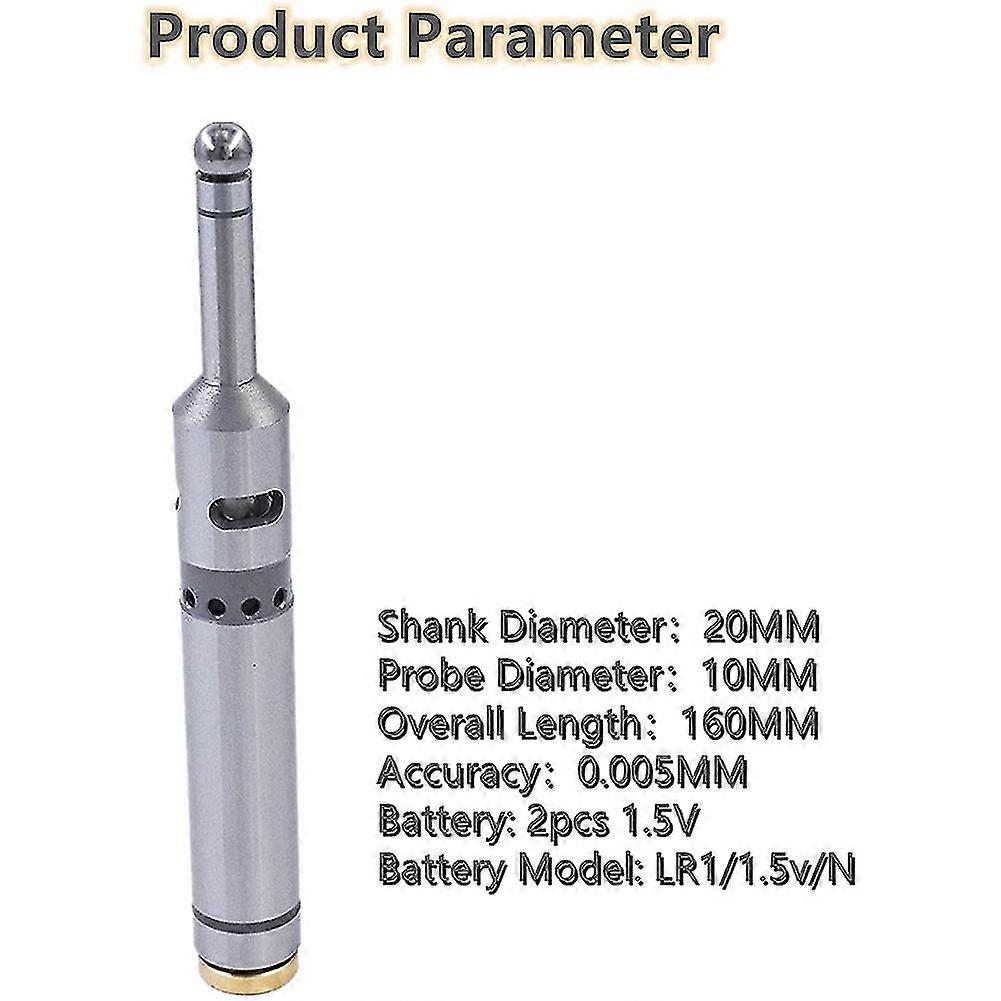 Precision Electronic Optical Edge Finder Led Beep Press Point Sensor ...