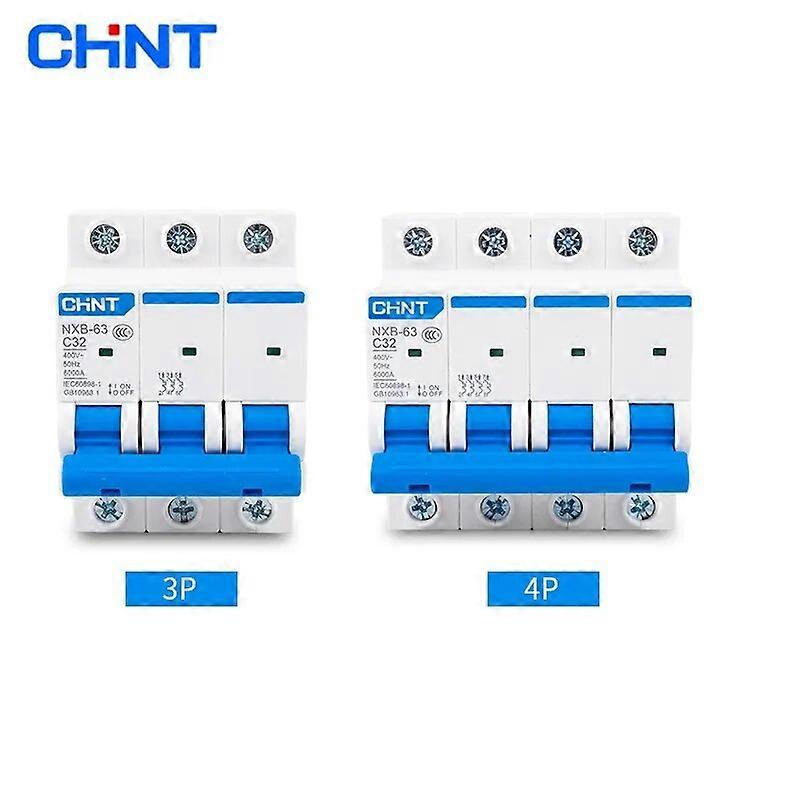 CHINT NXB-63 1P 2P 3P 4P 1A 2A 3A 6A 10A 16A 20A 25A 32A 40A 63A Miniature Circuit Breaker House ...