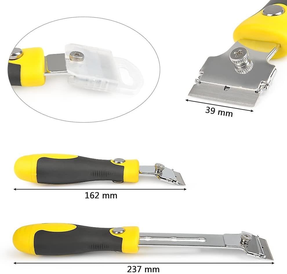 Justerbar skrapa Ta bort karellagelim med 8 extra blad metall ...