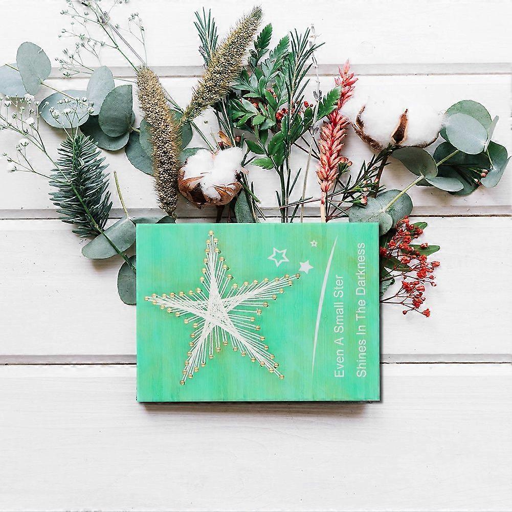 Star DIY Nail String Art Kit 3D Drawing Nails Winding Lines Painting ...