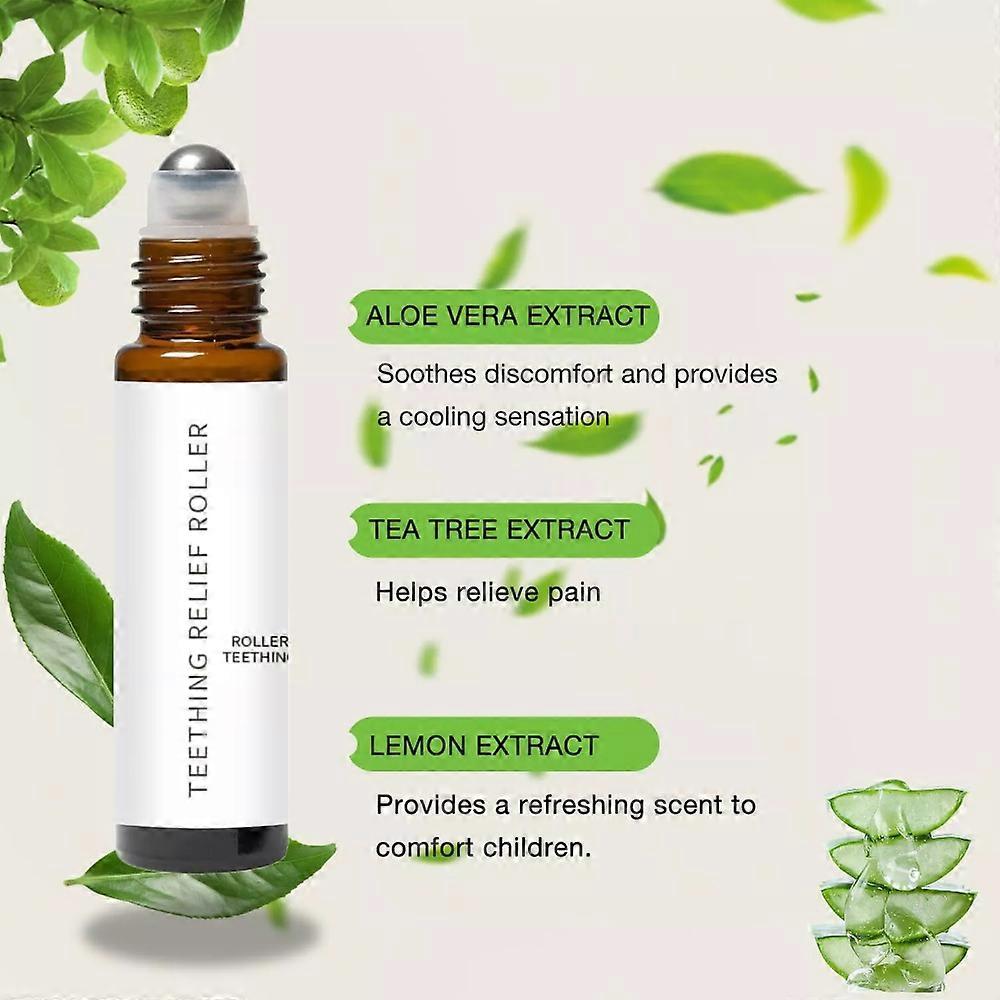 Teeth Relief Roller Essential Oil , Teething Roller Natural Pain Relief ...