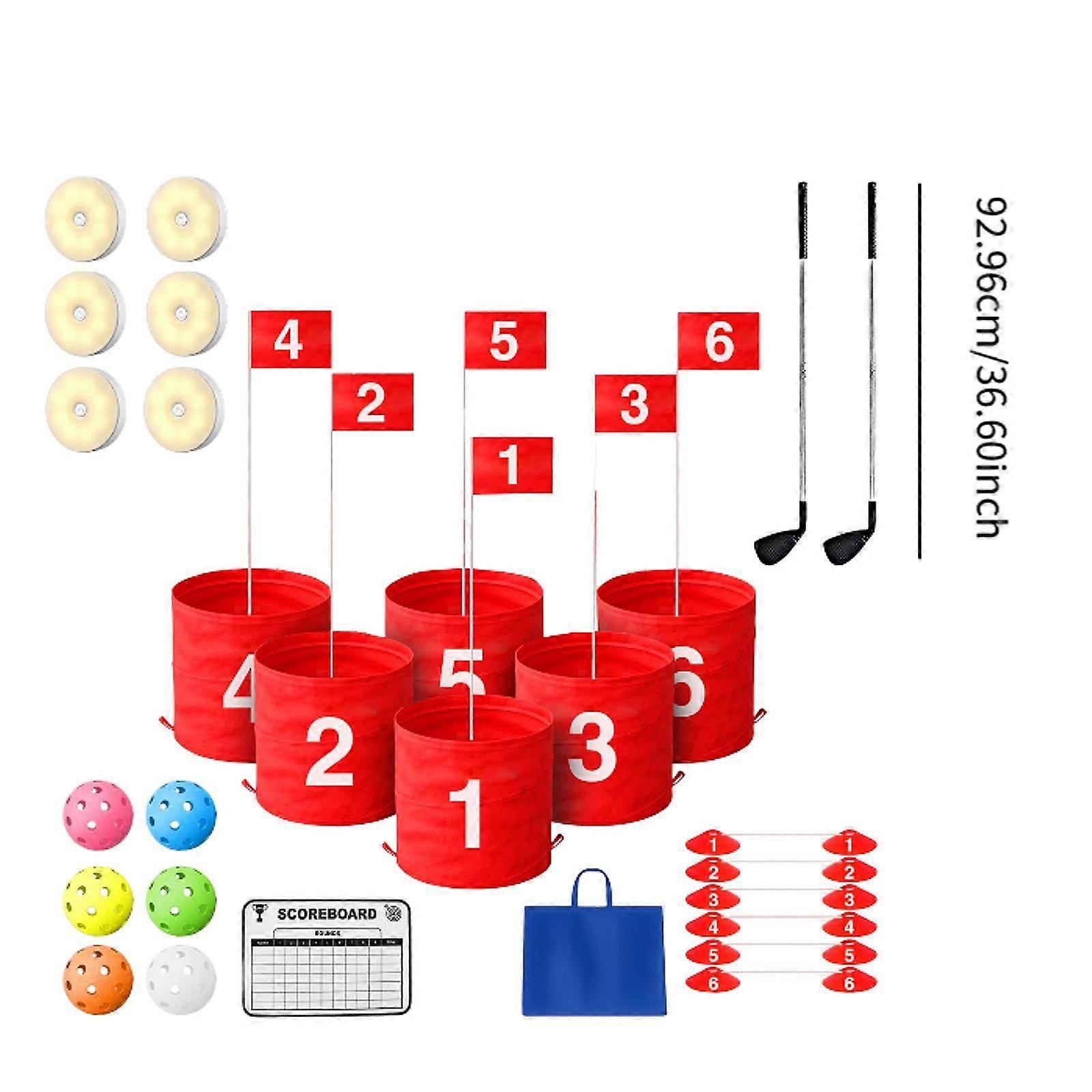 Golf Game Set Golf Chipping Game Balls for Lawn Beginners Family Party ...