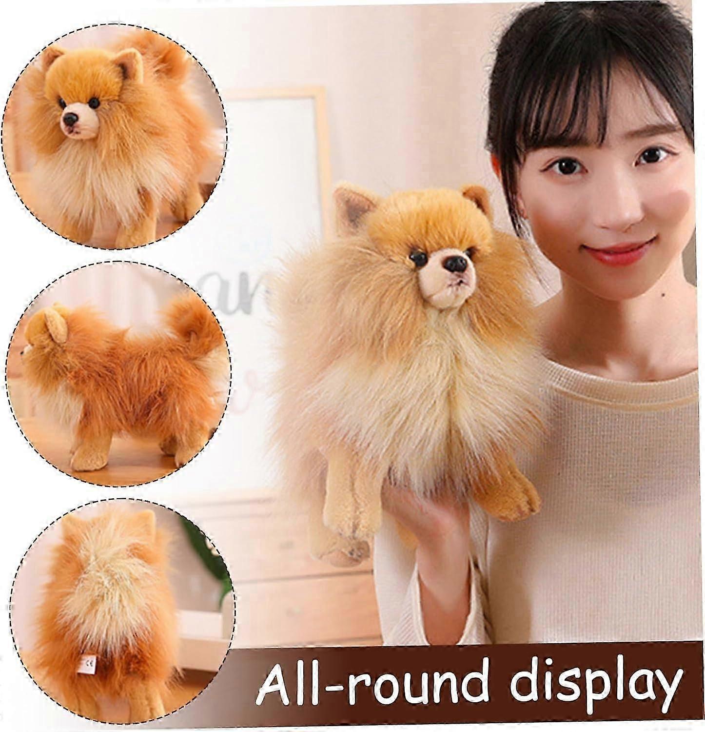 Pomeranian Plush Pomeranian Stuffed Animal Cute Simulation Pomeranian ...