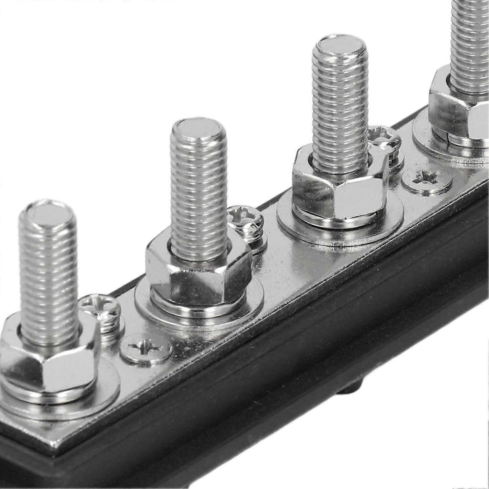 M8 4 Stud Bus Bar Heavy Duty Power Distribution Module Busbar Box for ...