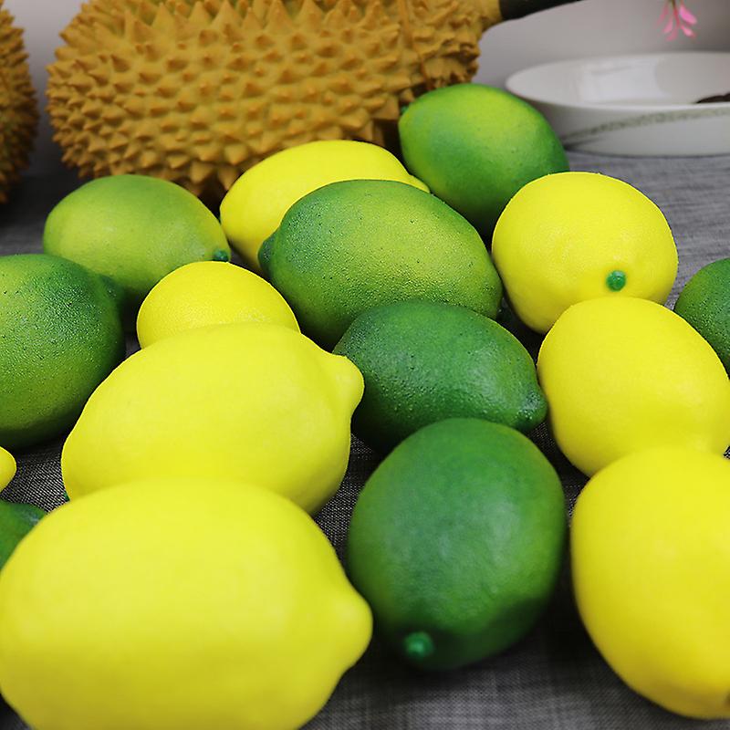 6pcs Artificial Fruits For Decoration, Fake Lime, Simulation Fruits And ...