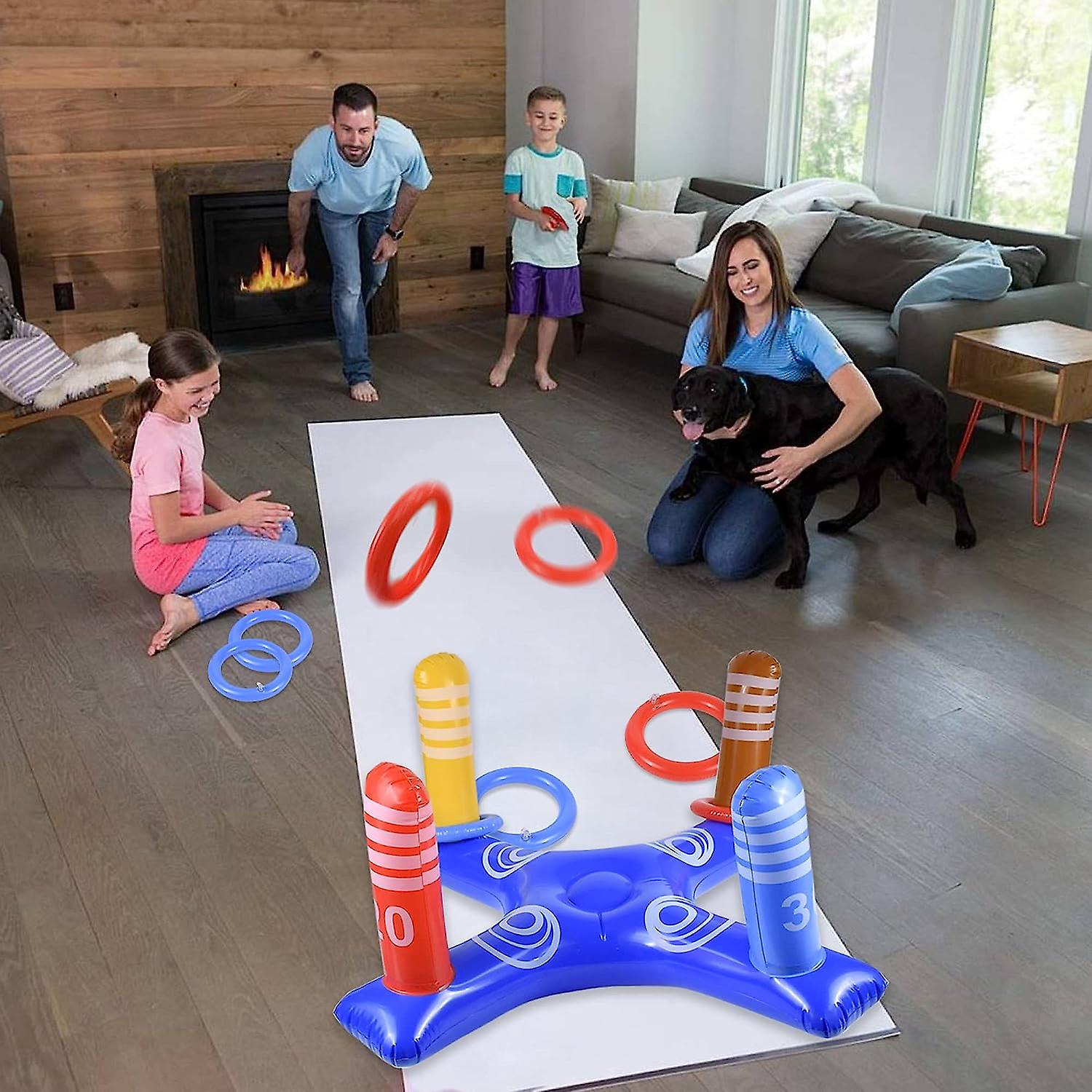 Inflatable Pool Ring Throwing Game - Multi-player indoor and outdoor ...