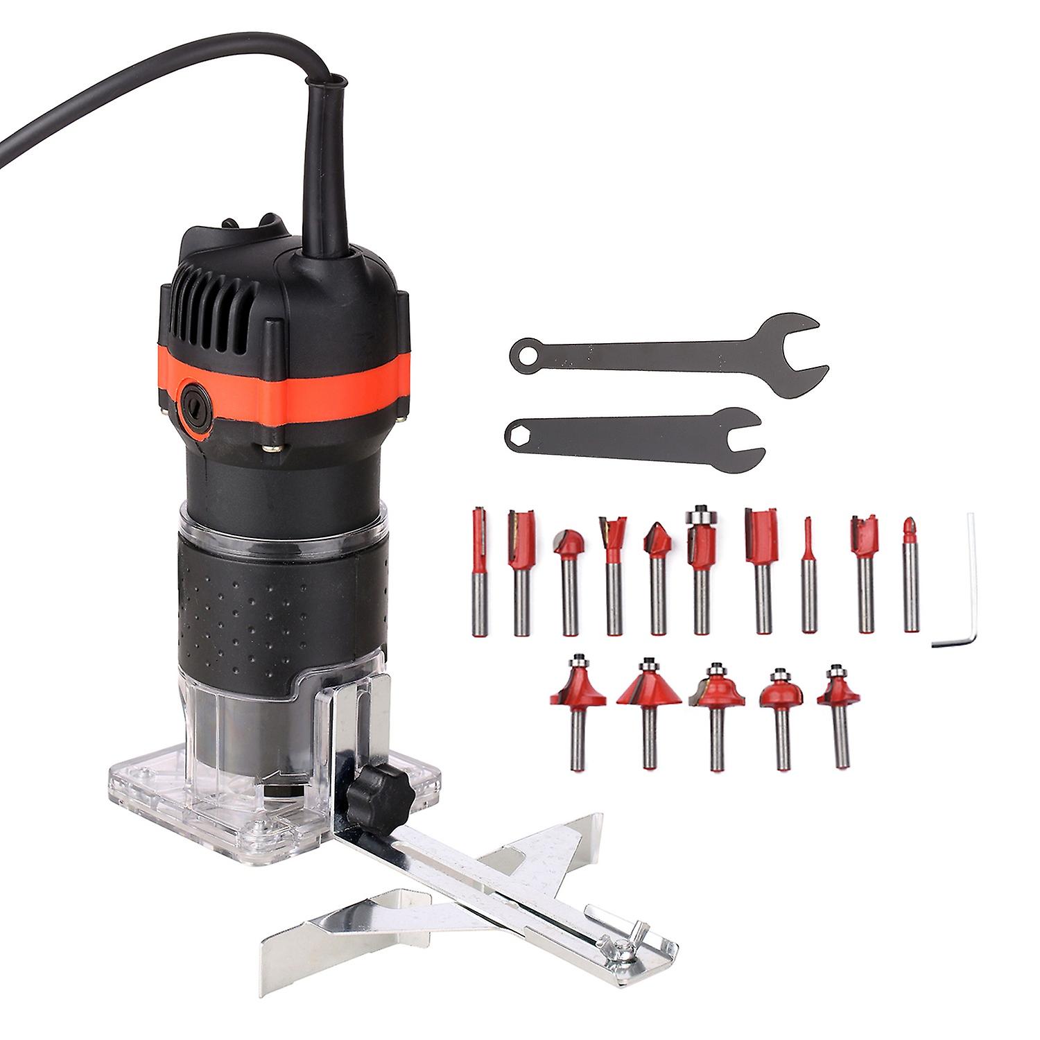 800W 30000r/min Multifunctional Electric Wood Trimmer Wood Router ...