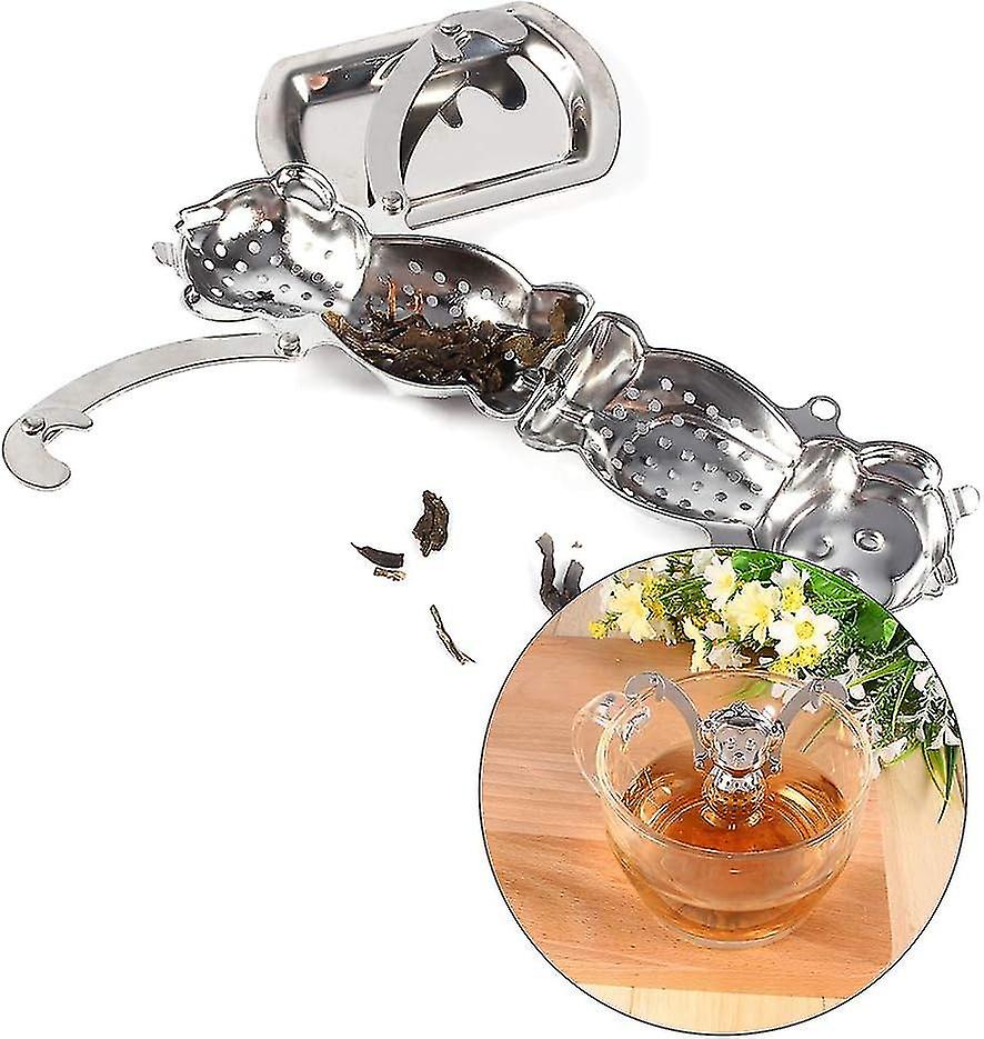 Cute Stainless Steel Loose Tea Leaf Infuser Tea Infuser Ball Strainer ...