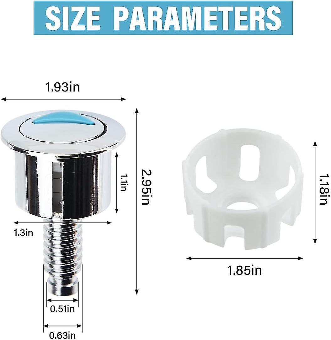 Toilet Buttons Replacement, Push Button Toilet Flush Toilet Flush ...