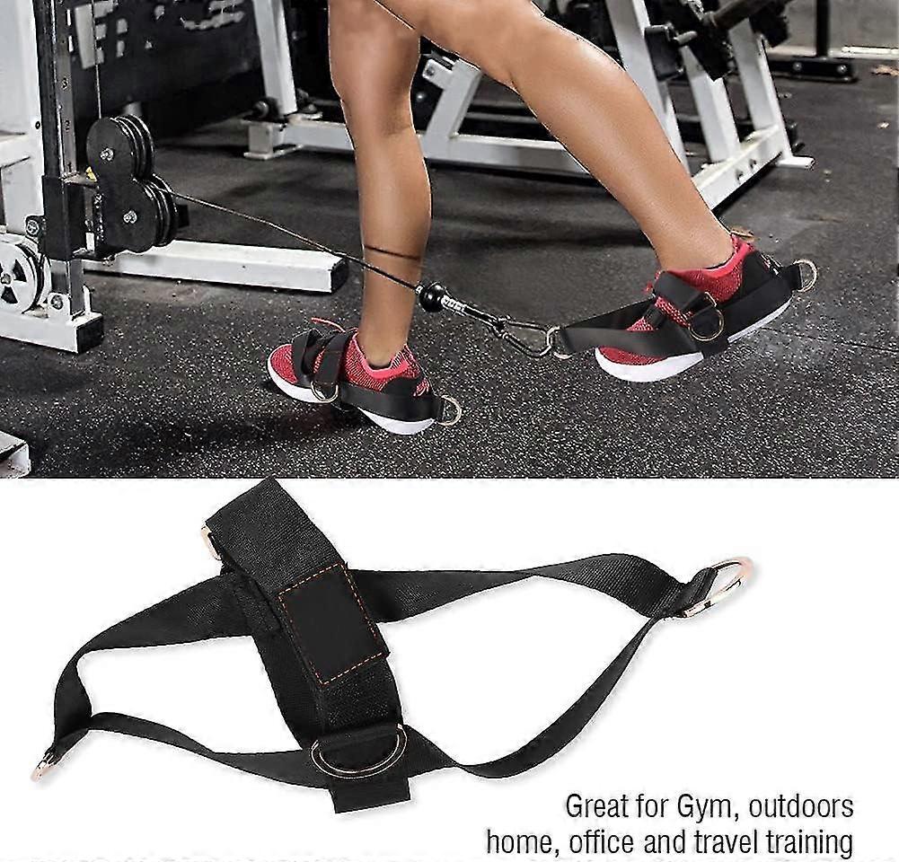 Glute Kickback Foot Strap For Cable Machine, Ankle Foot Shoe Strap Ring ...