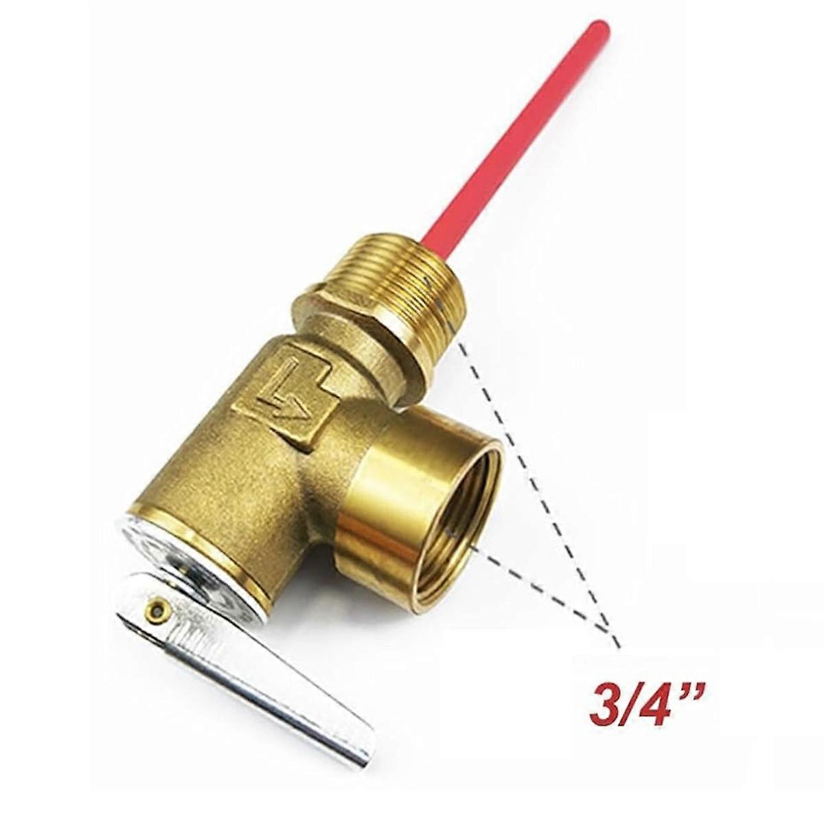 RV Automatic Relief Valve 3/4inch NPT for Hot Water Heater Temperature ...