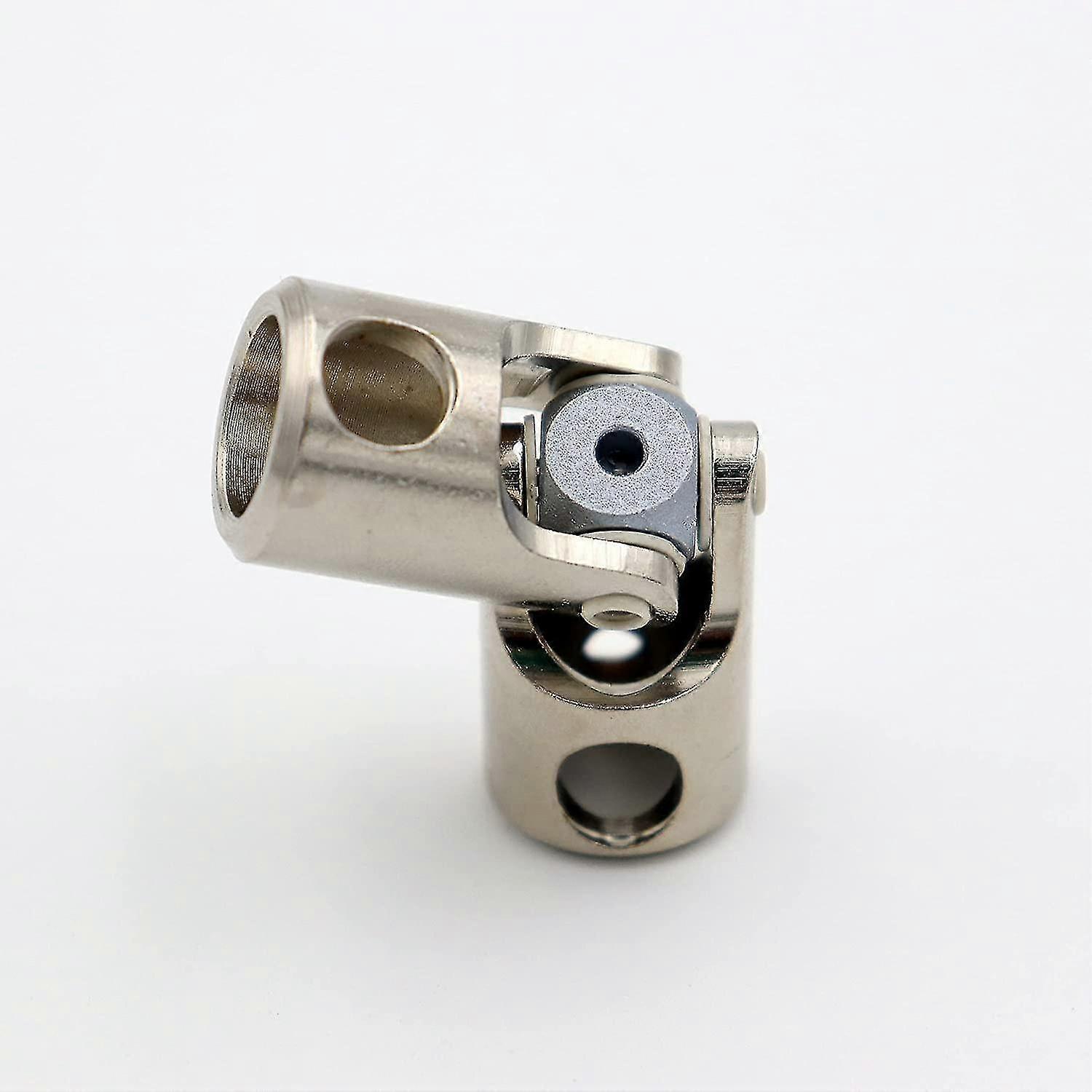 2PCS Female Universal Joint,Roller Shutter Crank Drive Knee Joint Steel Nickel Color - Joint ...