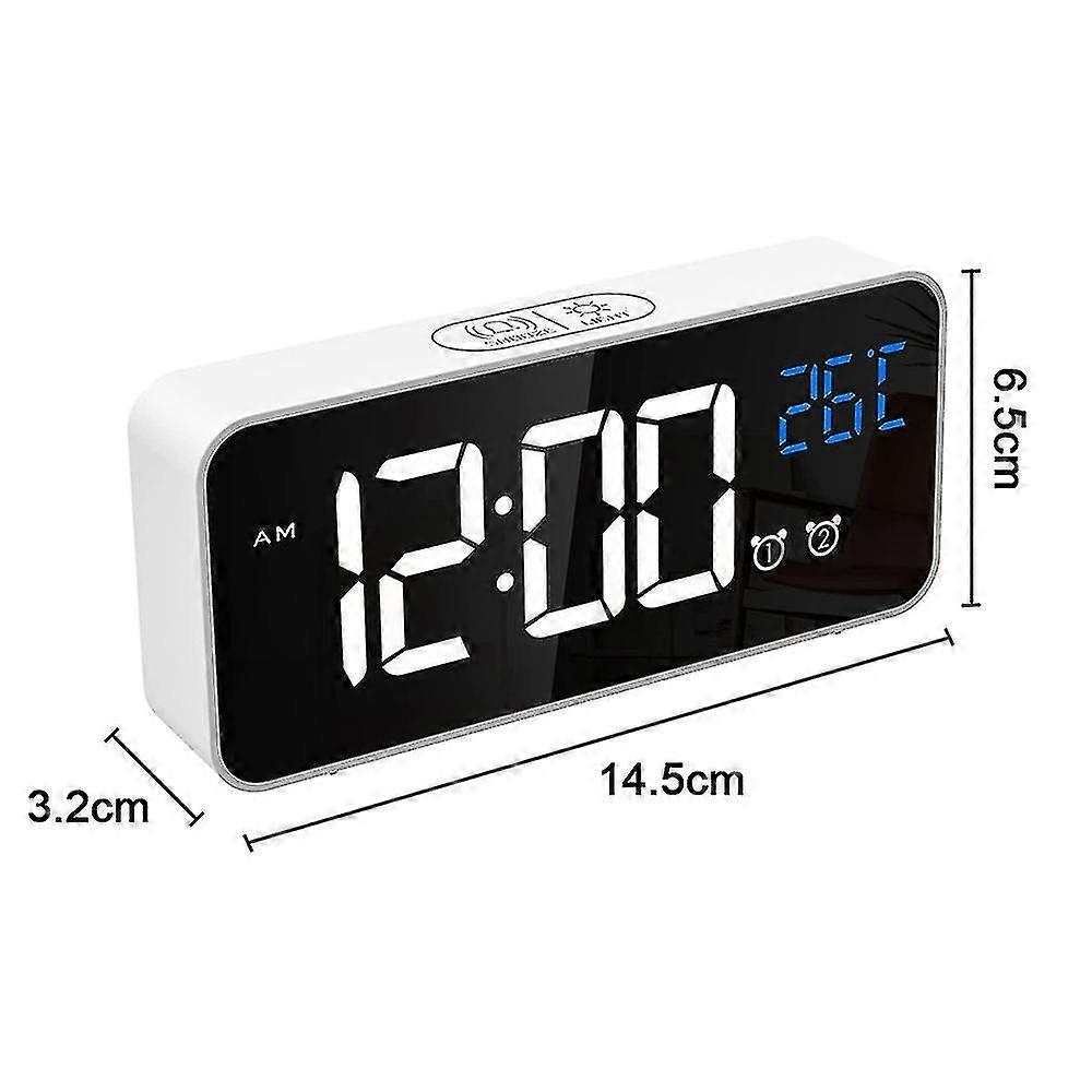 Large Digital Alarm Clock For Visually Impaired - Big Electric Clock ...