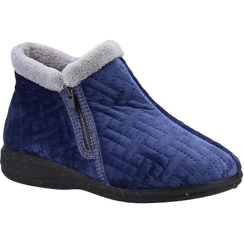 Fleet & Foster Womens Perendale Insulated Zip Up Slippers | Fruugo UK