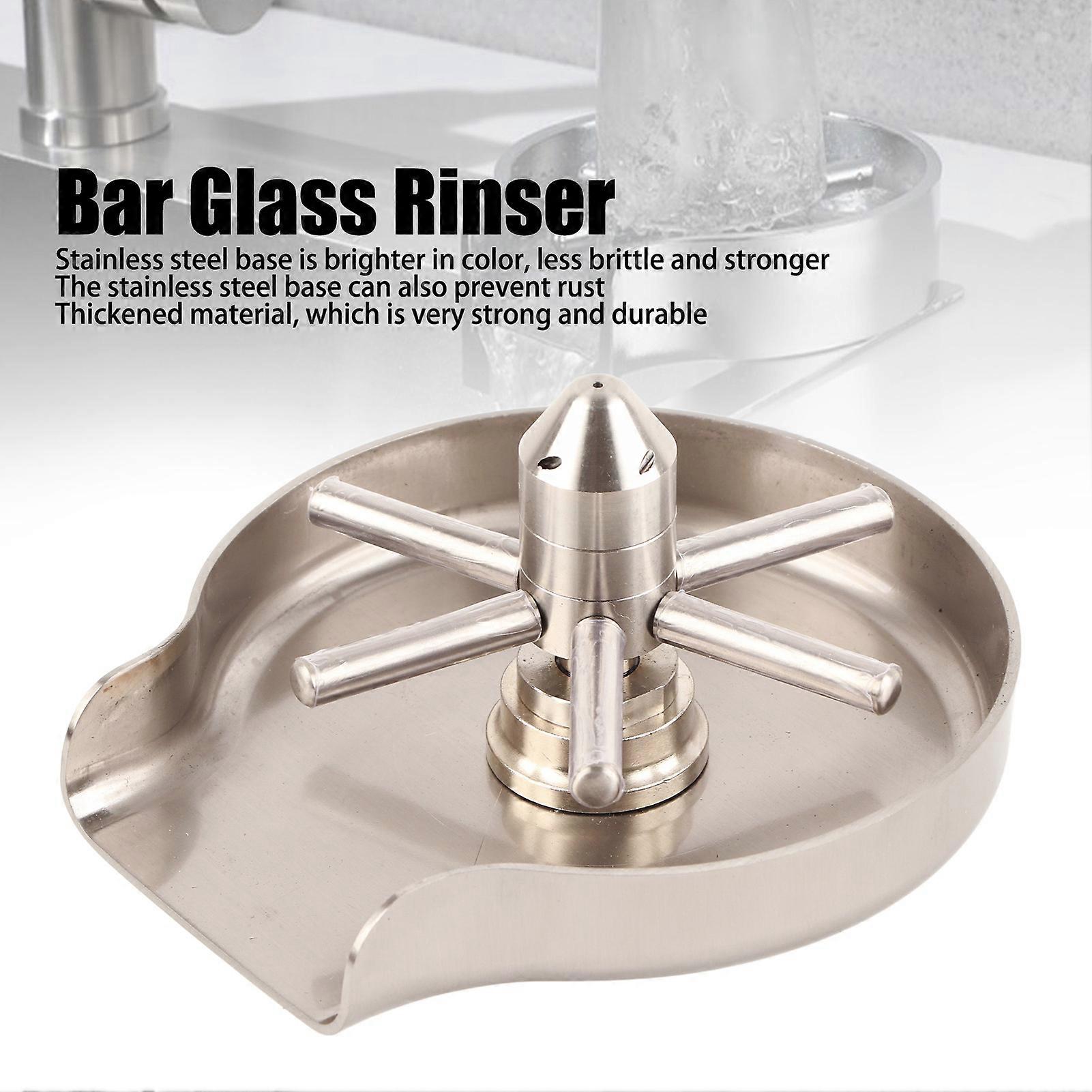 Stainless Steel Sink Glass Rinser Set for Bar Restaurant Coffee Shop ...