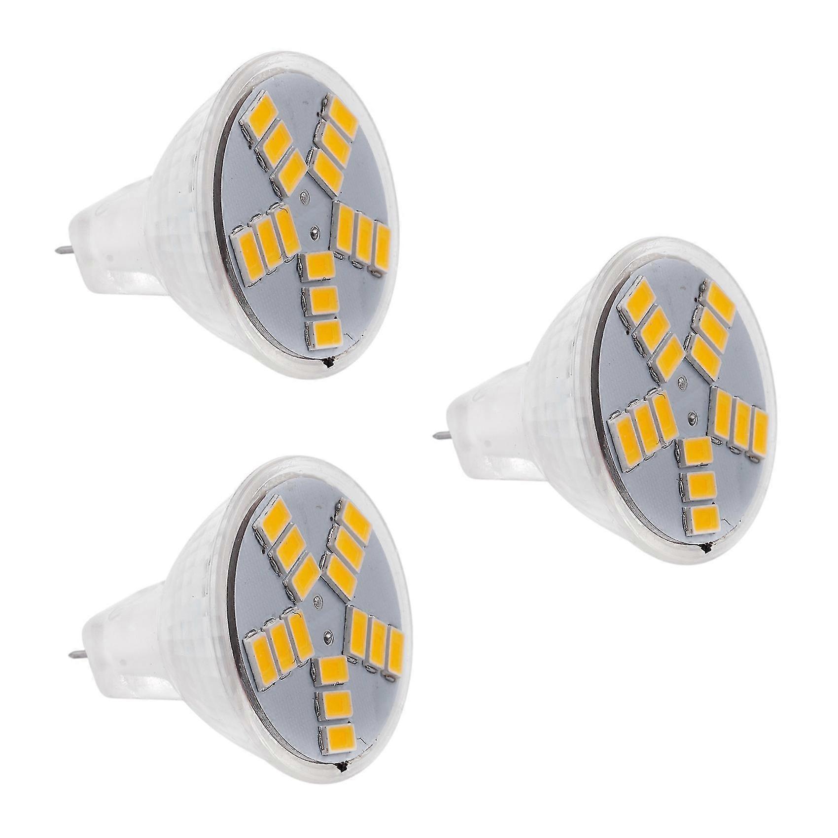 3x 7w Mr11 Gu4 600lm Led Bulb Lamp 15 5630smd Warm White Light | Fruugo UK