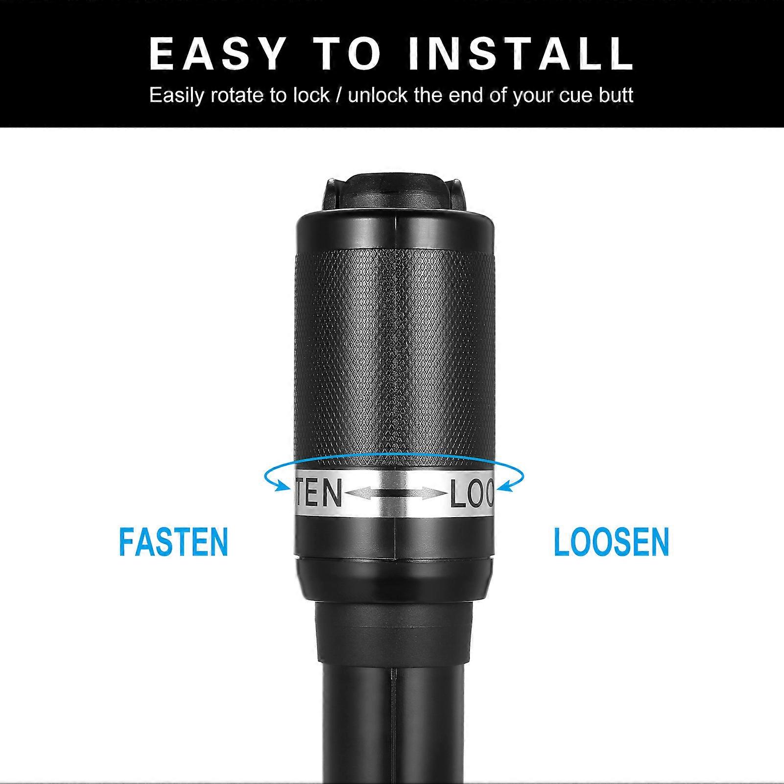 Pool Cue Extension Extender Telescopic Cue Extension for Billiard Pool ...