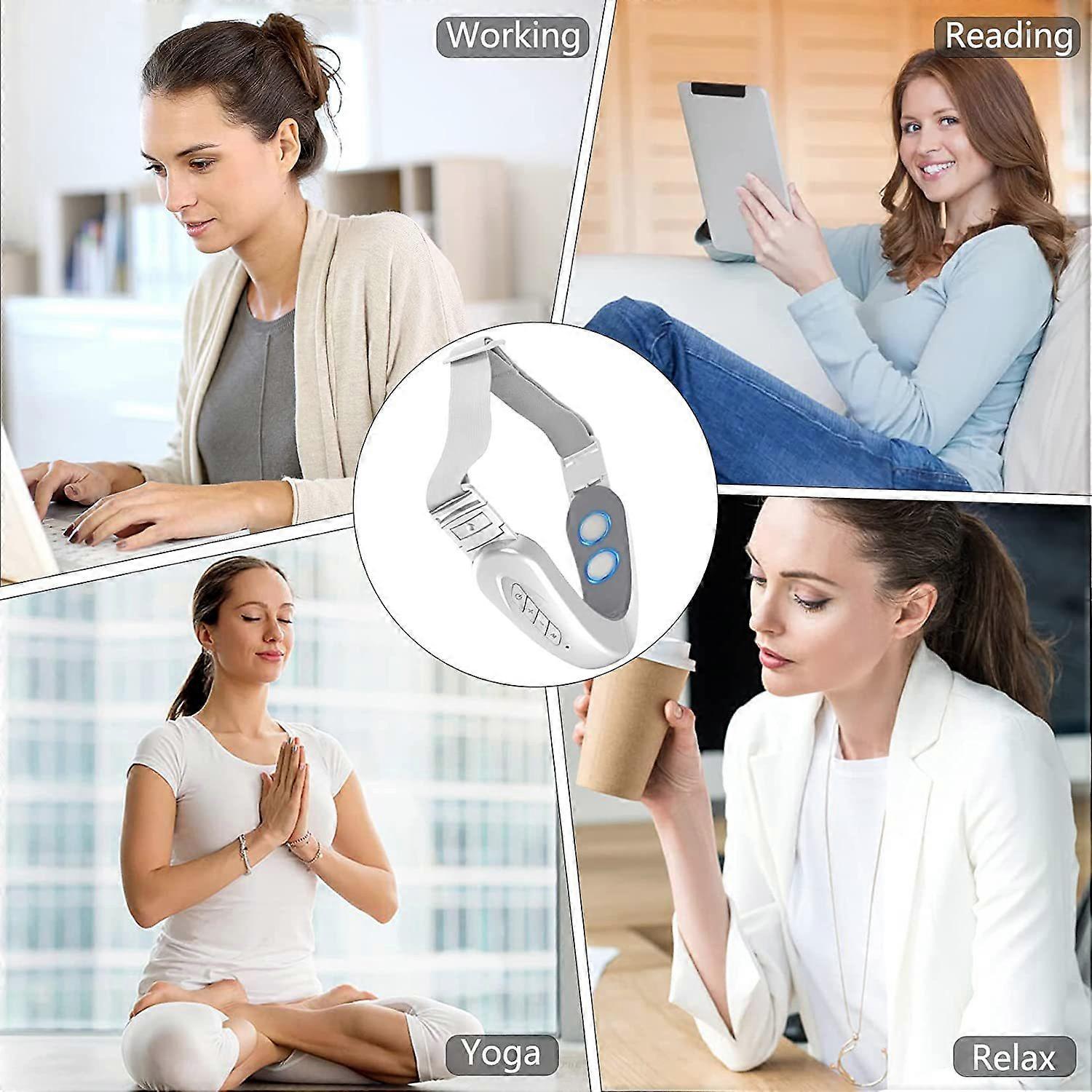 Double Chin Reducer Machine, 6 Modes and 12 Intensity Levels Electric ...