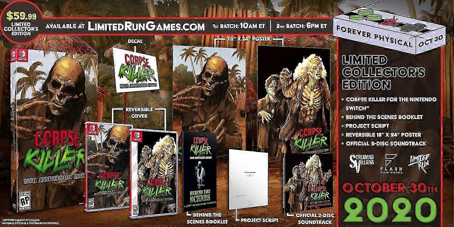Corpse Killer (25th Anniversary Edition) (Limited Run #087) Switch Game ...