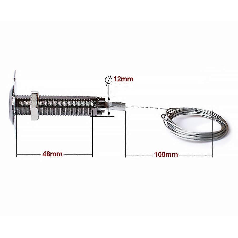 Secure Universal Garage Door Emergency Lock Core Pulling Lock Steel ...