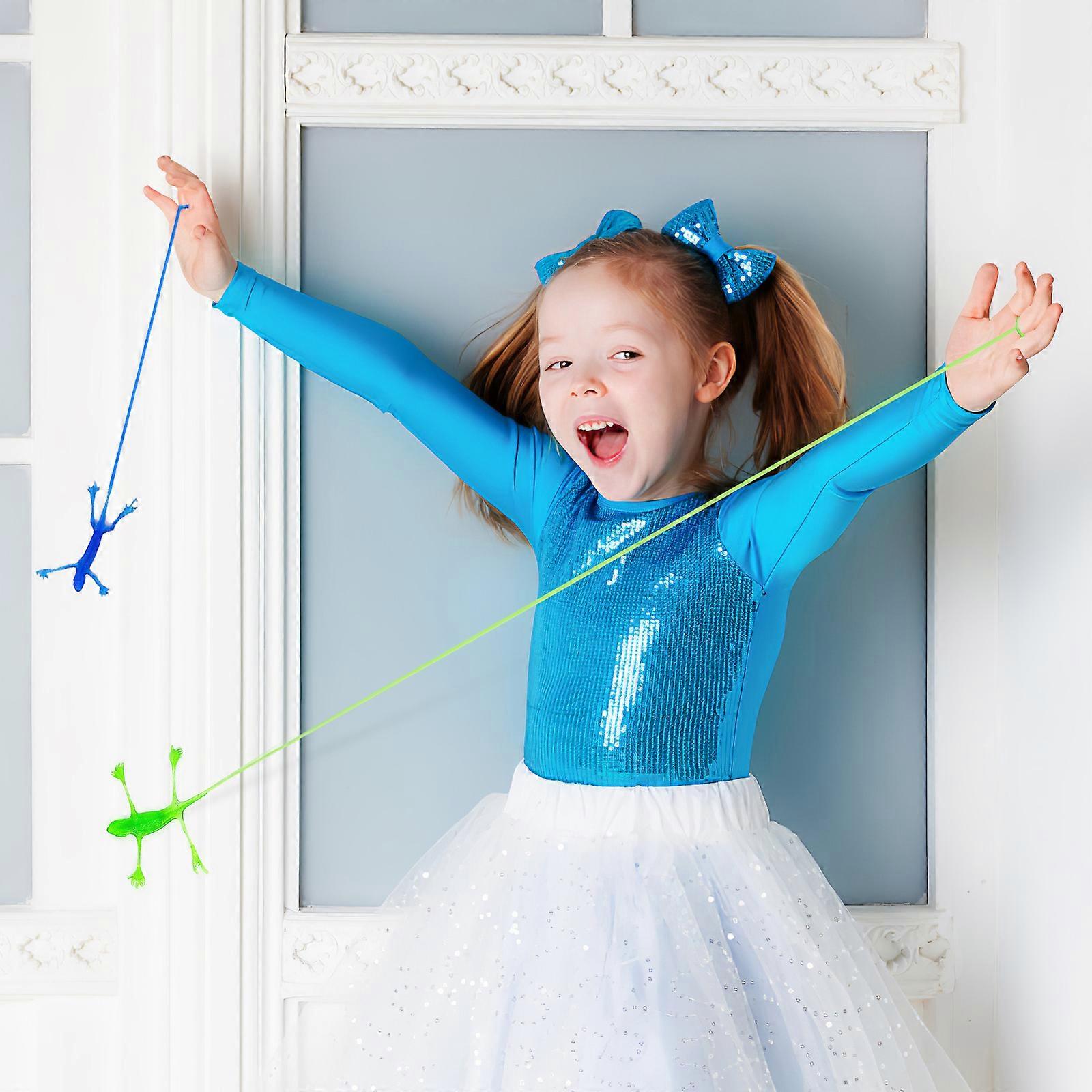 5 Pcs Lizard Toys Sticky Lizard Stretchy Lizard Toy Squishy Toys Lizard ...