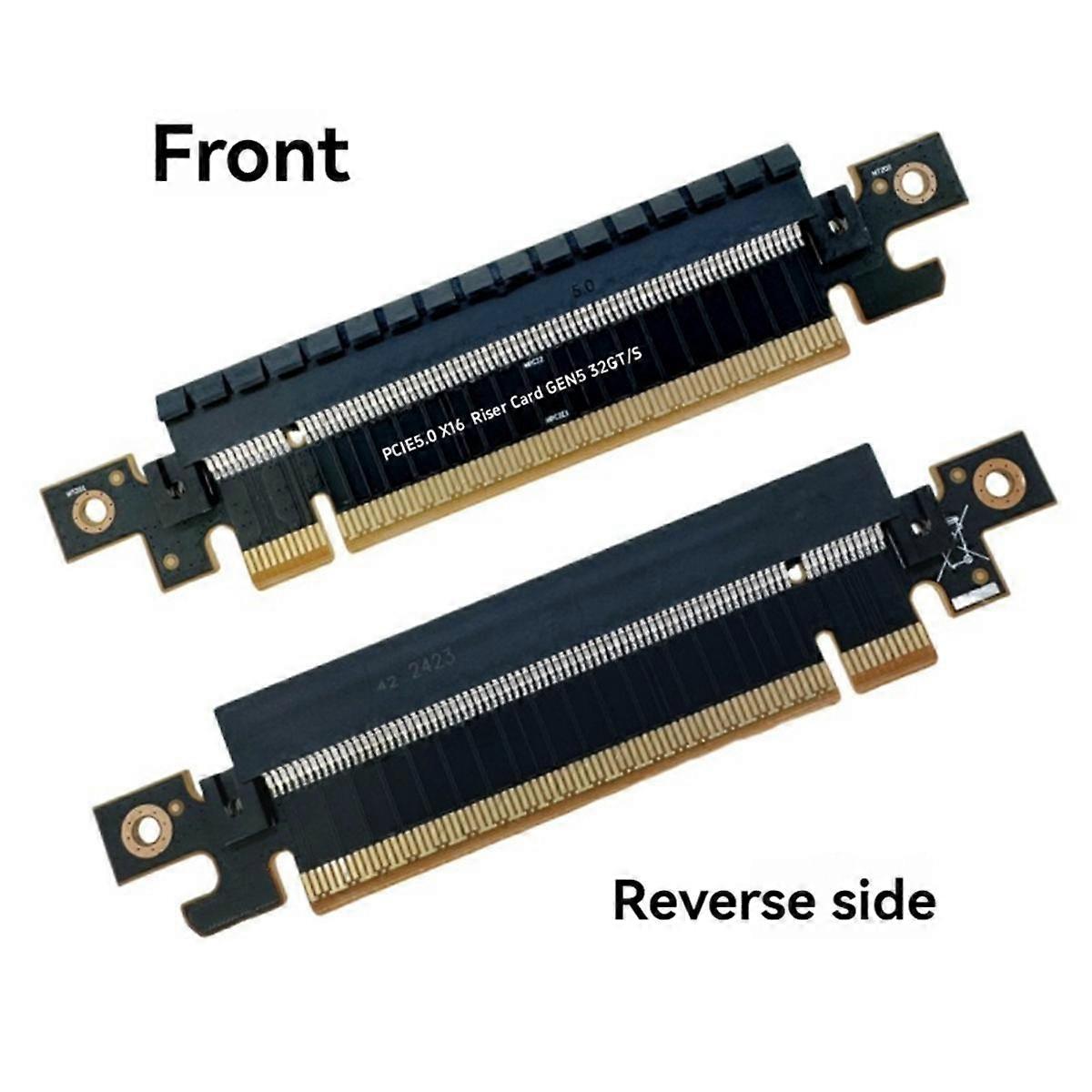 PCIE5.0 X16 Riser Card Gen5 32GT/S PCI-E 5.0 X16 Adapter Card PCI-E to ...