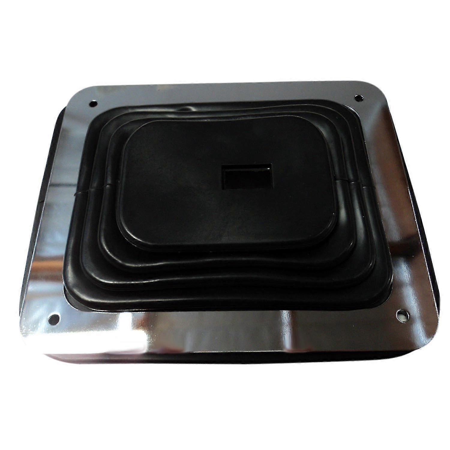 For Hurst Rubber Shifter Boot With Chrome Plate 5 5/8 Inch X 6 3/4 Inch ...