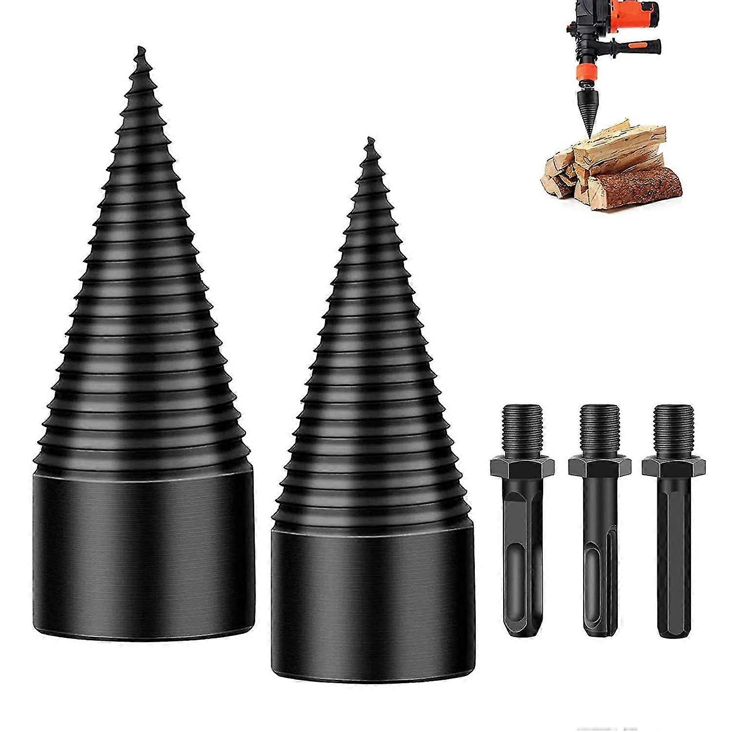 Wood Splitter Drill Bit Electric Drill Bits Chop Wood Splitting Tool ...