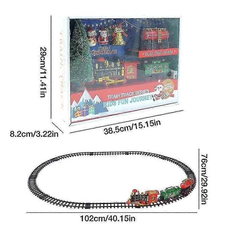 Christmas Electric Train Toy Mini Train With Lights And Sound Train ...