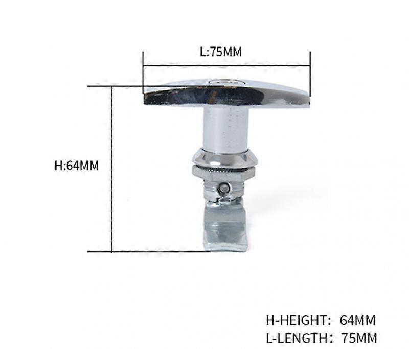 for tilting garage door lock for garage handle T-handle lock, rear ...