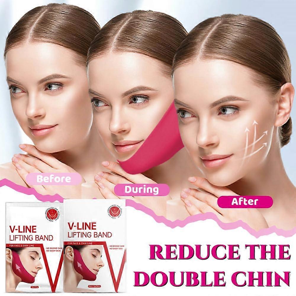 V-Line Collagen Mask for face, V Line Chin Strap, Toning Hydrogel ...