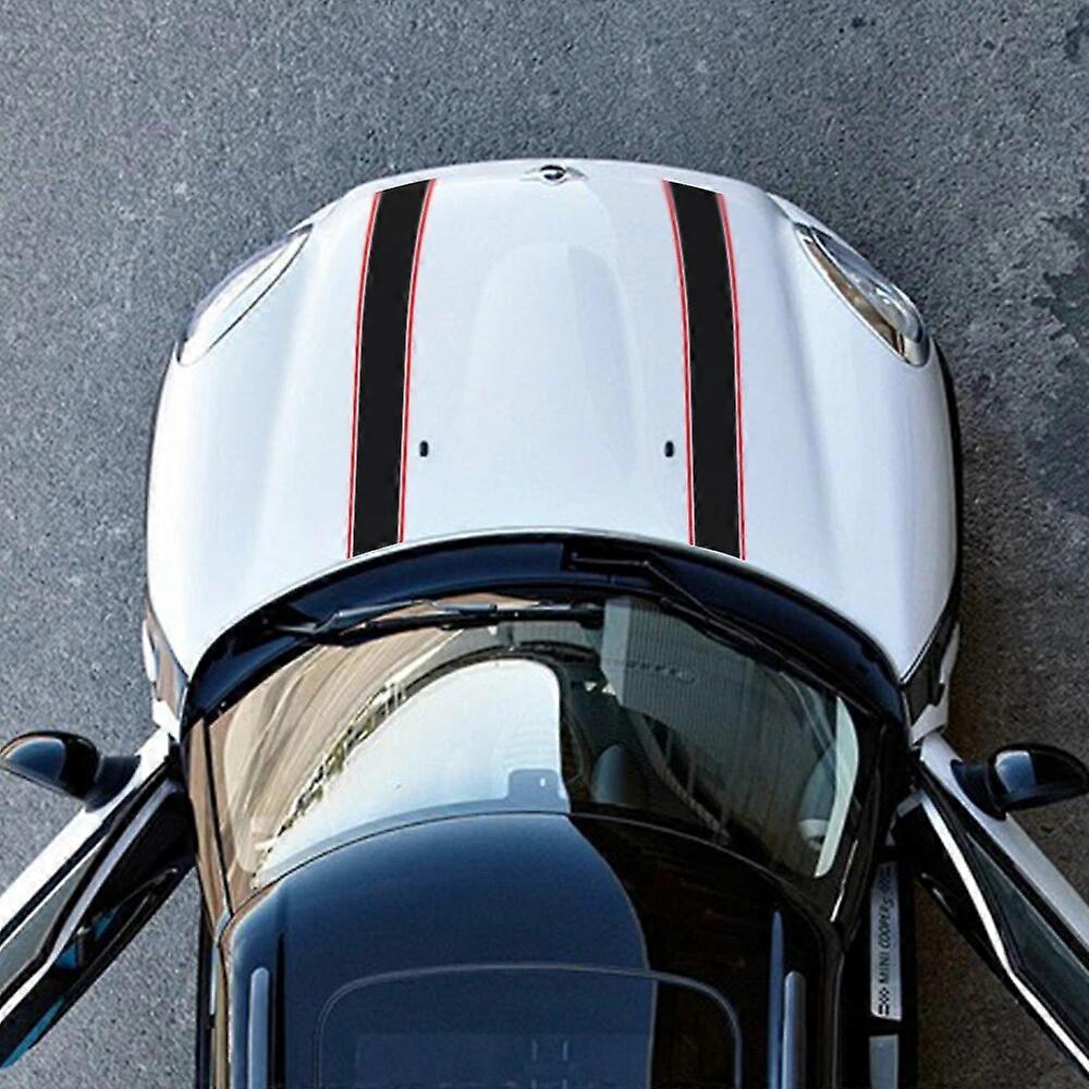 Car Interior Car Styling Hood Engine Rally Line Stickers Decals ...