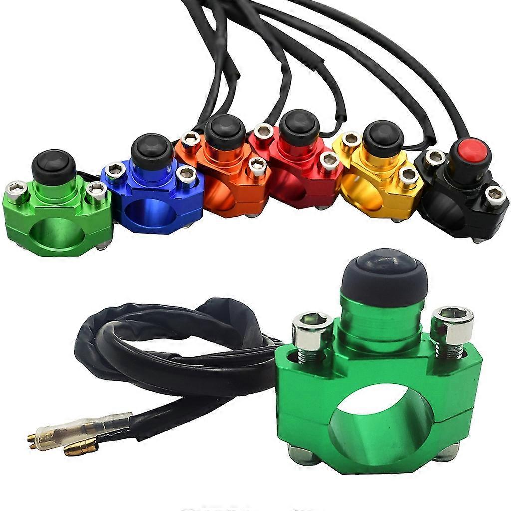Aluminum Motorcycle Stop Start Kill Switch Button for 22mm Handlebar ...