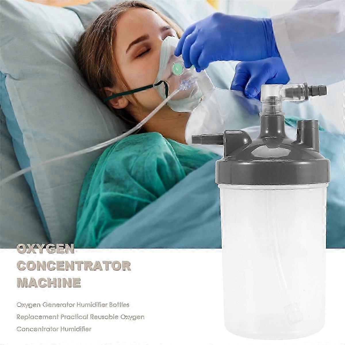 Oxygen Generator Humidifier Bottles, Replacement Practical Reusable ...