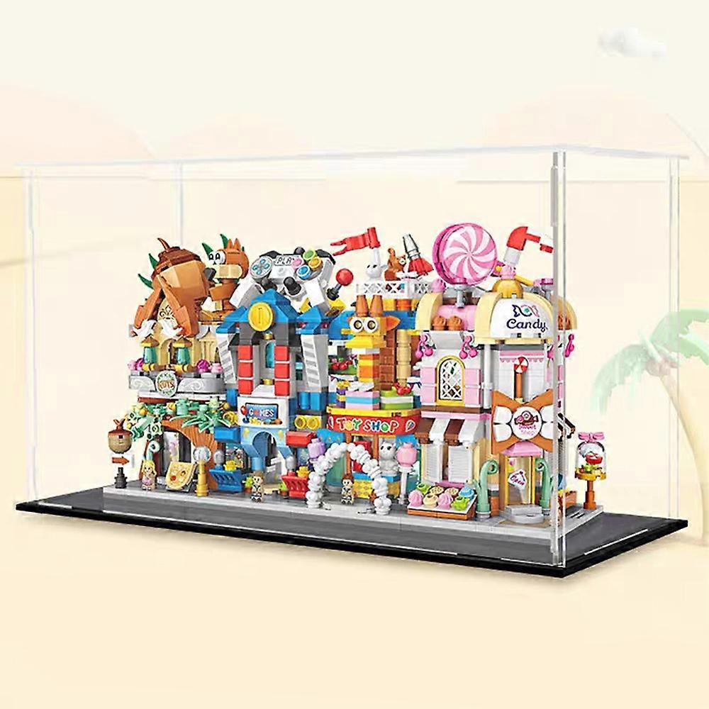 Transparent Plastic Minifigure Display Cases Dustproof Action Figure ...