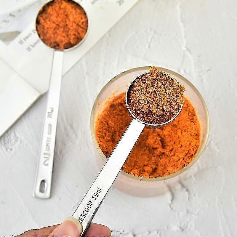 2-in-1 Coffee Scoops with Pressed Bottom Handheld Milk Powder Scooper ...