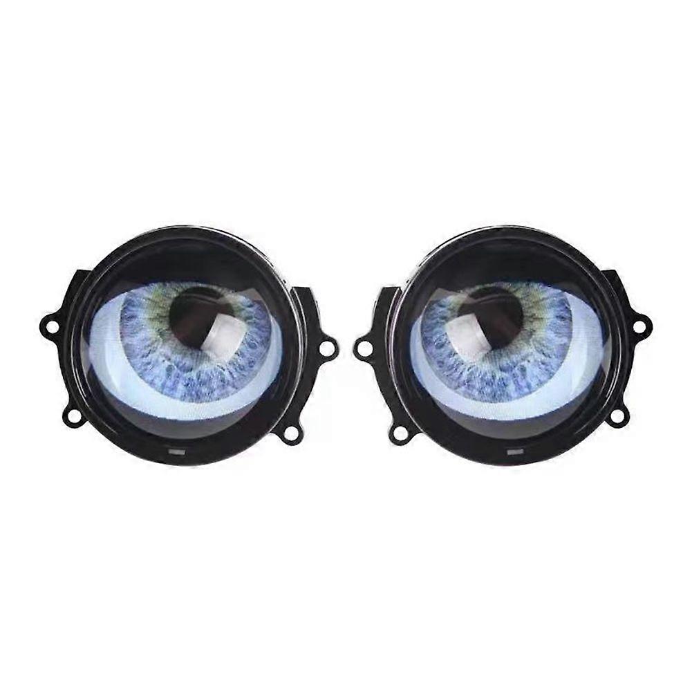 Universal 3 Inch Car LED Devil Eyes Dynamic Eye Headlight Mangekyo ...