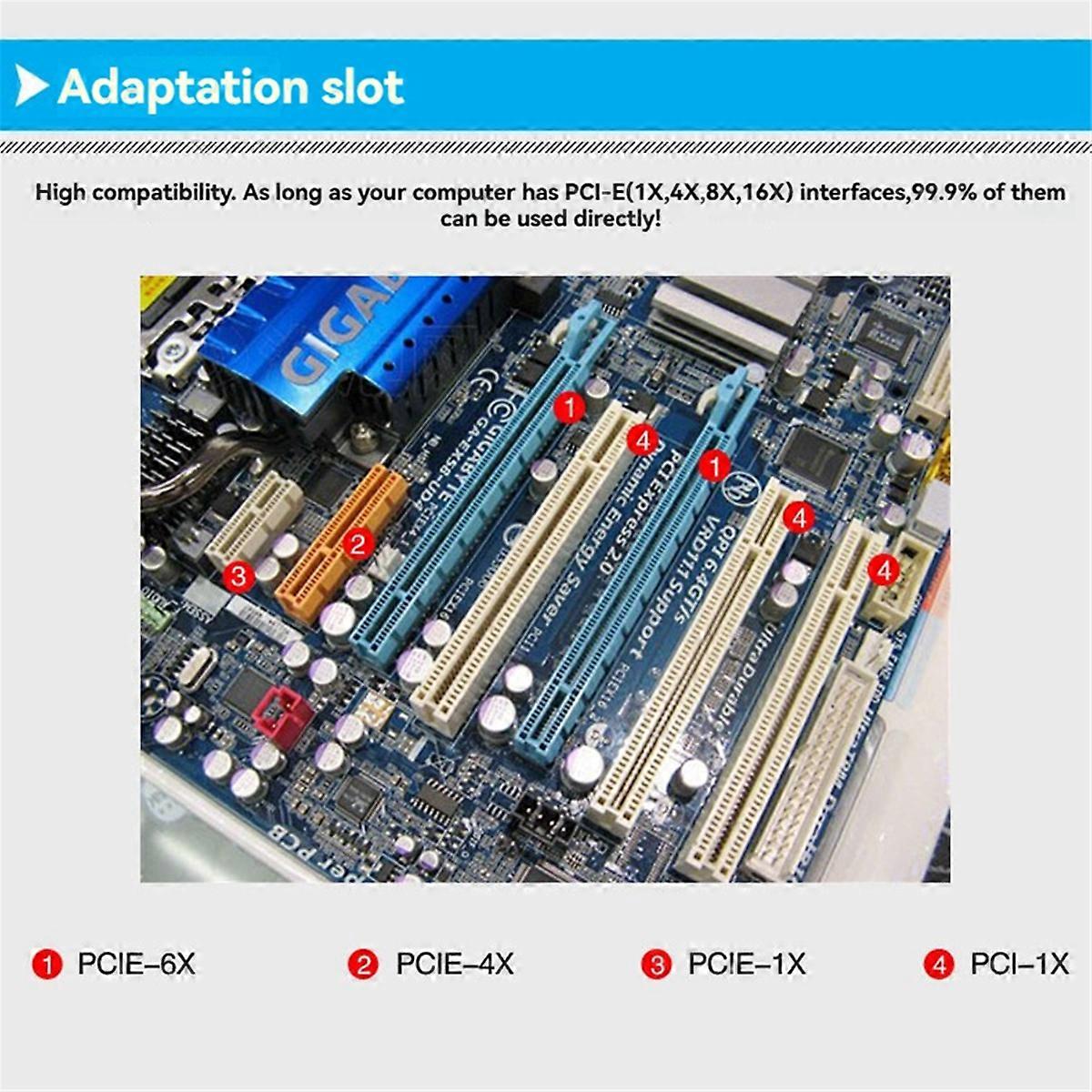 10G Server Network Card PCIE X8 X520-DA1 10Gbps Fiber Ethernet Adapter ...