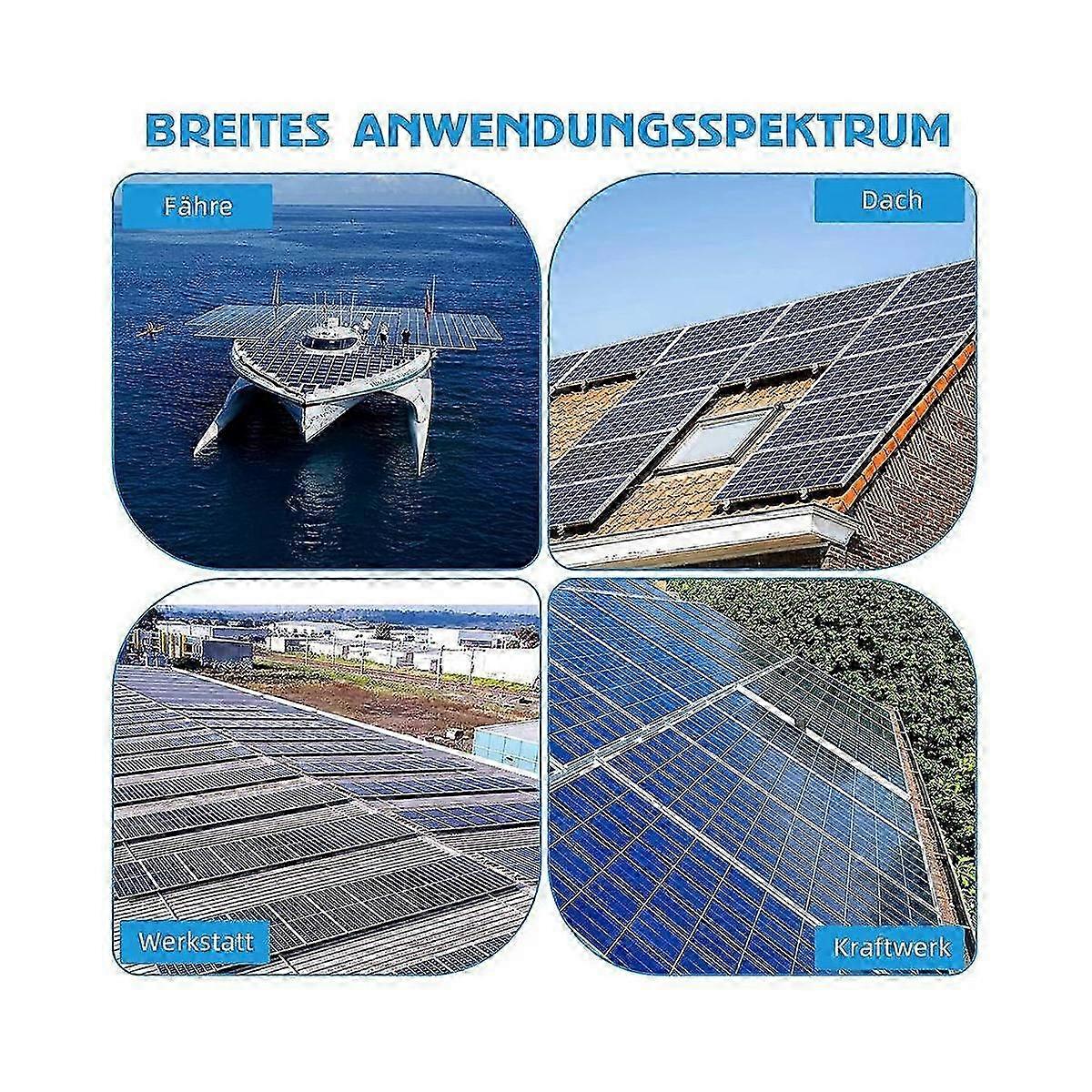 4-Pack Adjustable Solar Panel Roof Mount Hooks for 10-60 Modules, PV ...