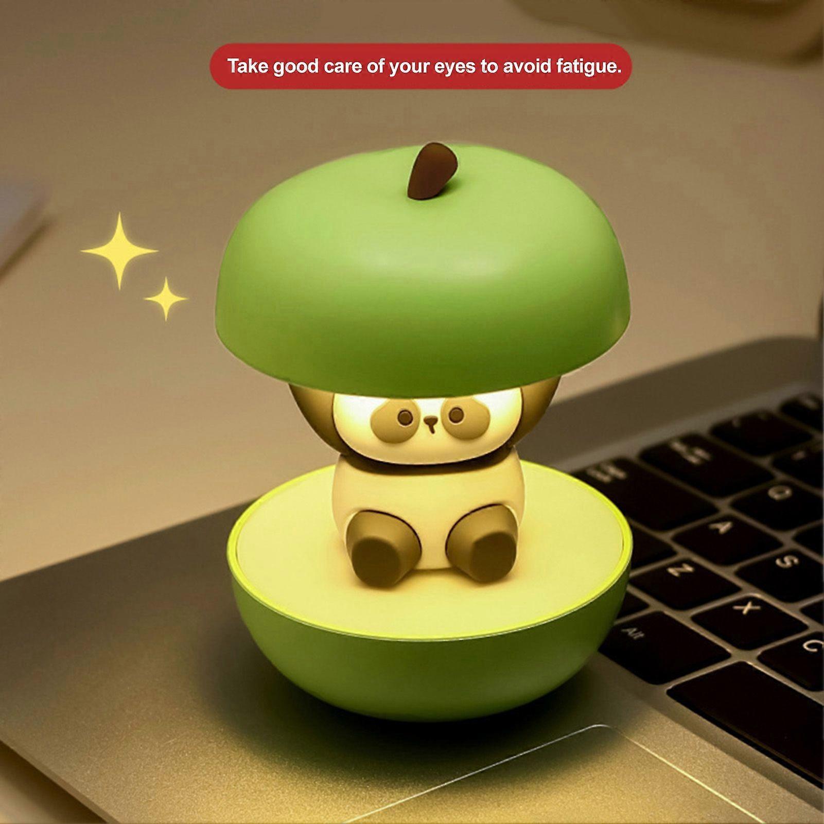 Apples Panda Night Light USB Rechargeable LED Bedside Lamp Ambient ...