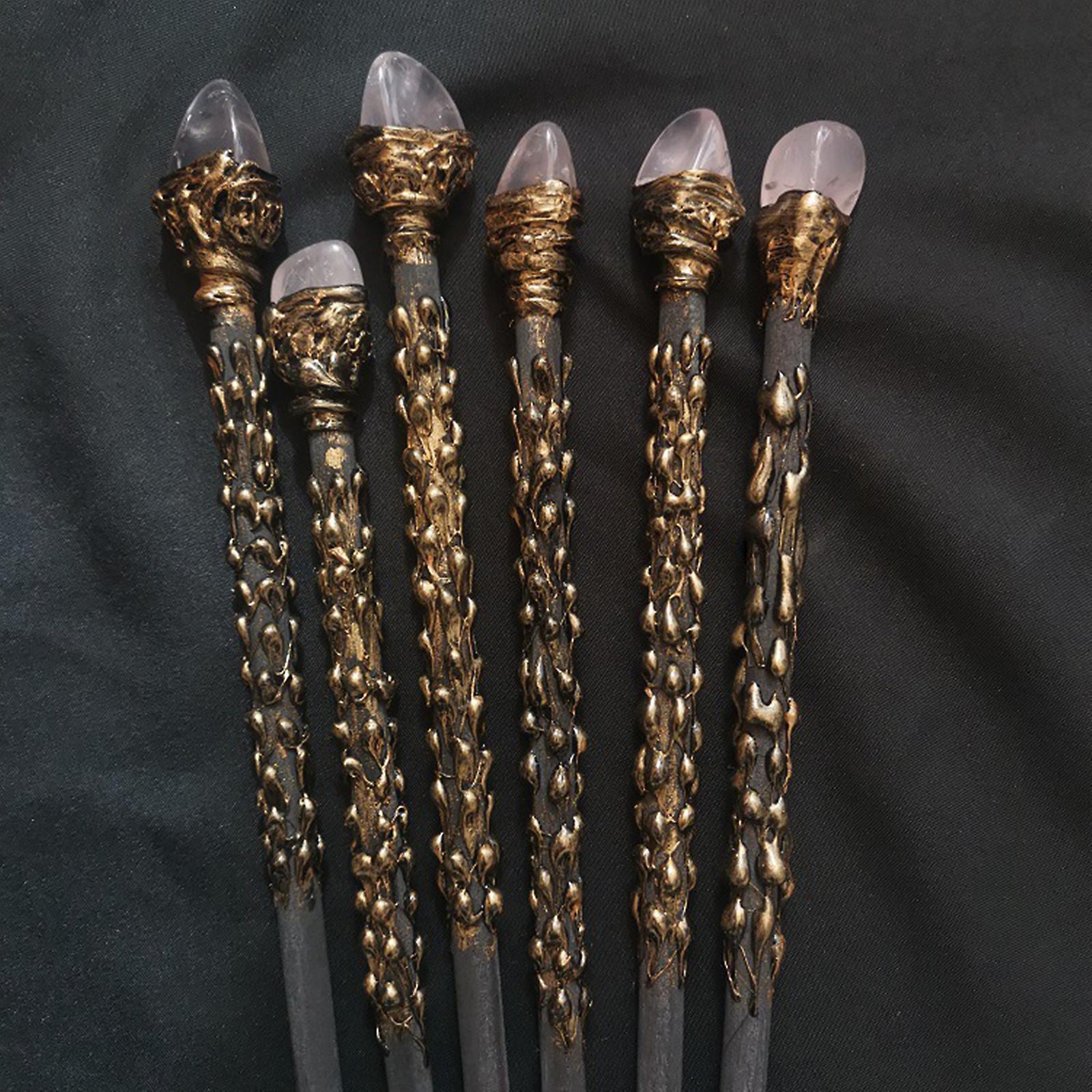 Crystal Magic Wand For Gilt Pink Crystals Cosplay Props Witch For ...
