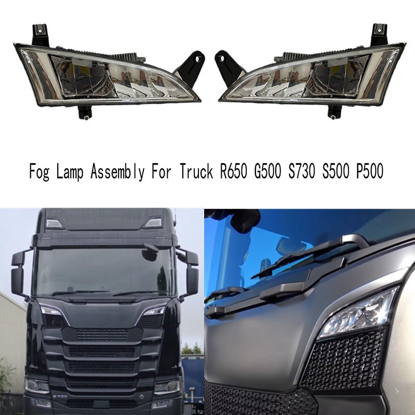 1pair Fog Lamp Assembly Daytime Running Lights For Scania Truck R650 ...