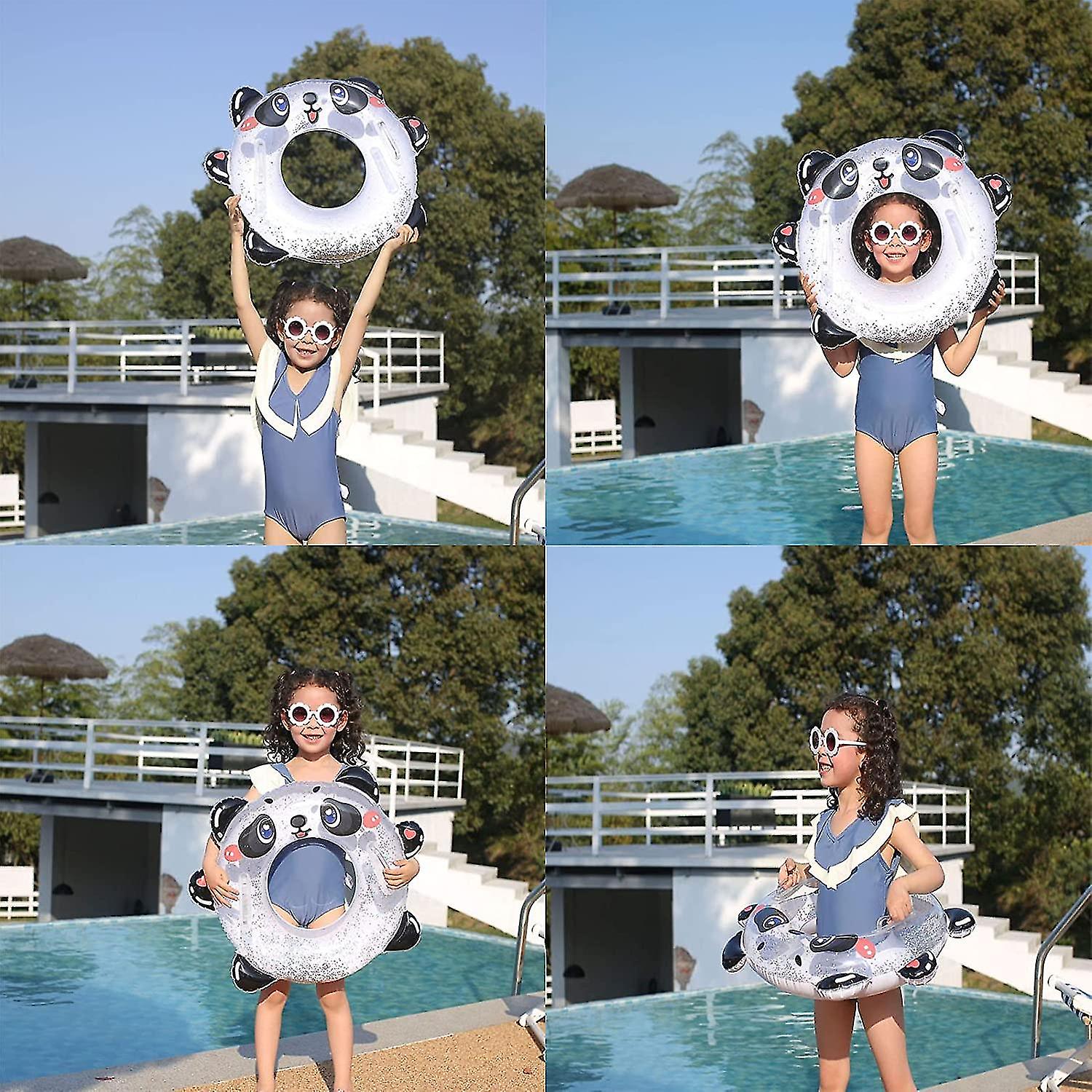 Inflatable Buoy,panda Swim Ring,inflatable Pool Float For Pool Parties ...