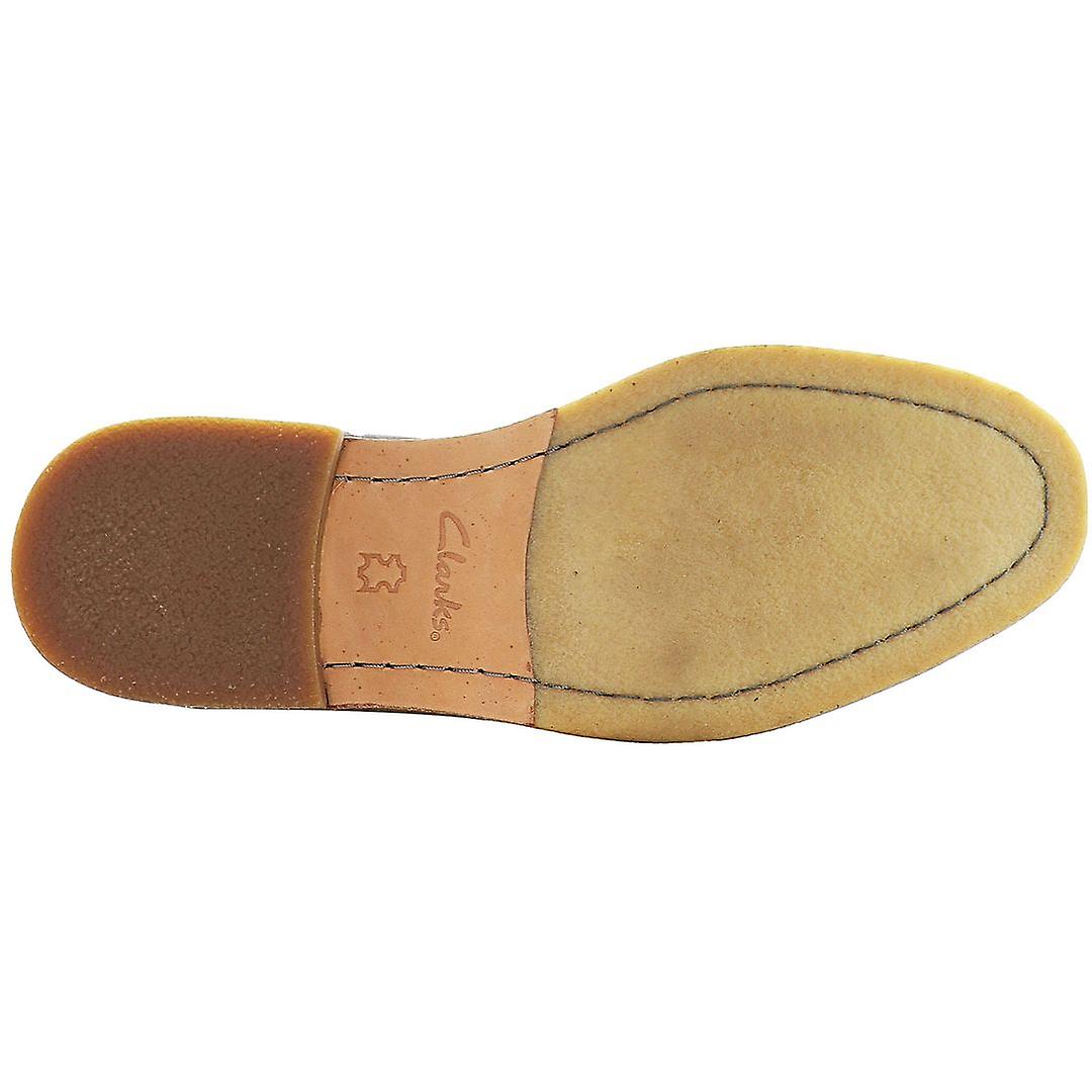 Clarks Clarkdale Gobi Slip-On Grey Suede Leather Mens Boots 261313307 ...