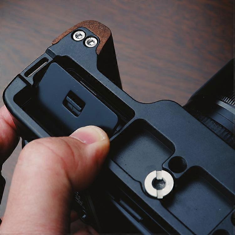 Wood Hand Grip Bracket Quick Release L Plate For Fuji Xpro3 Fujifilm X ...