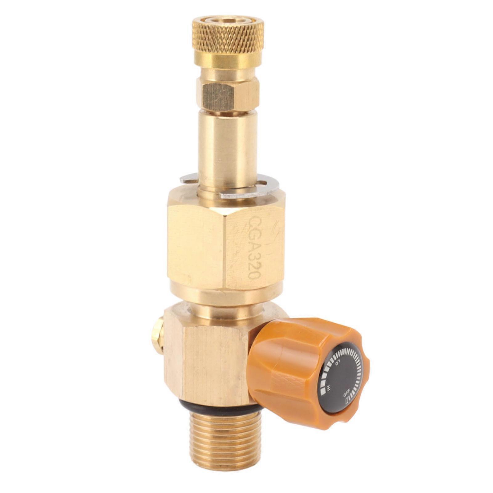 High-Quality Brass Co2 To Argon Adapter, Durable Stainless Steel ...