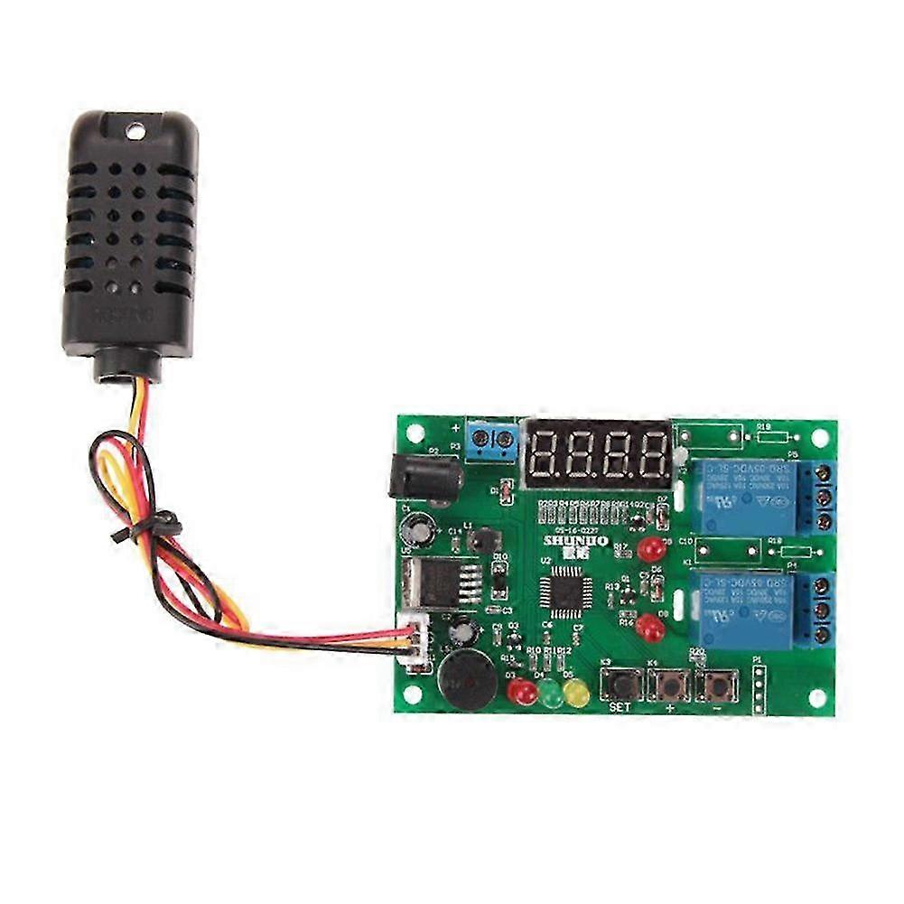 Temperature and Humidity Digital Tube Control Board Integrated Sensor ...