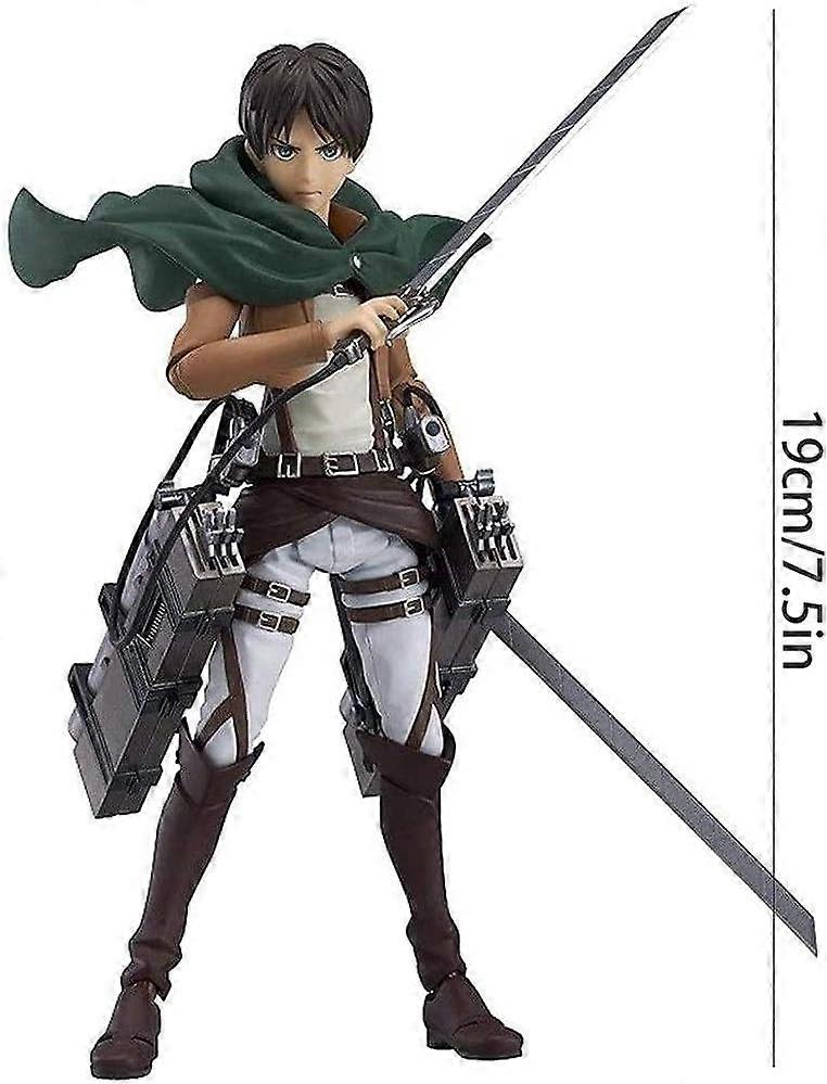 Attack on Titan Eren Yeager Action Figure Collectible PVC Figure Gifts ...