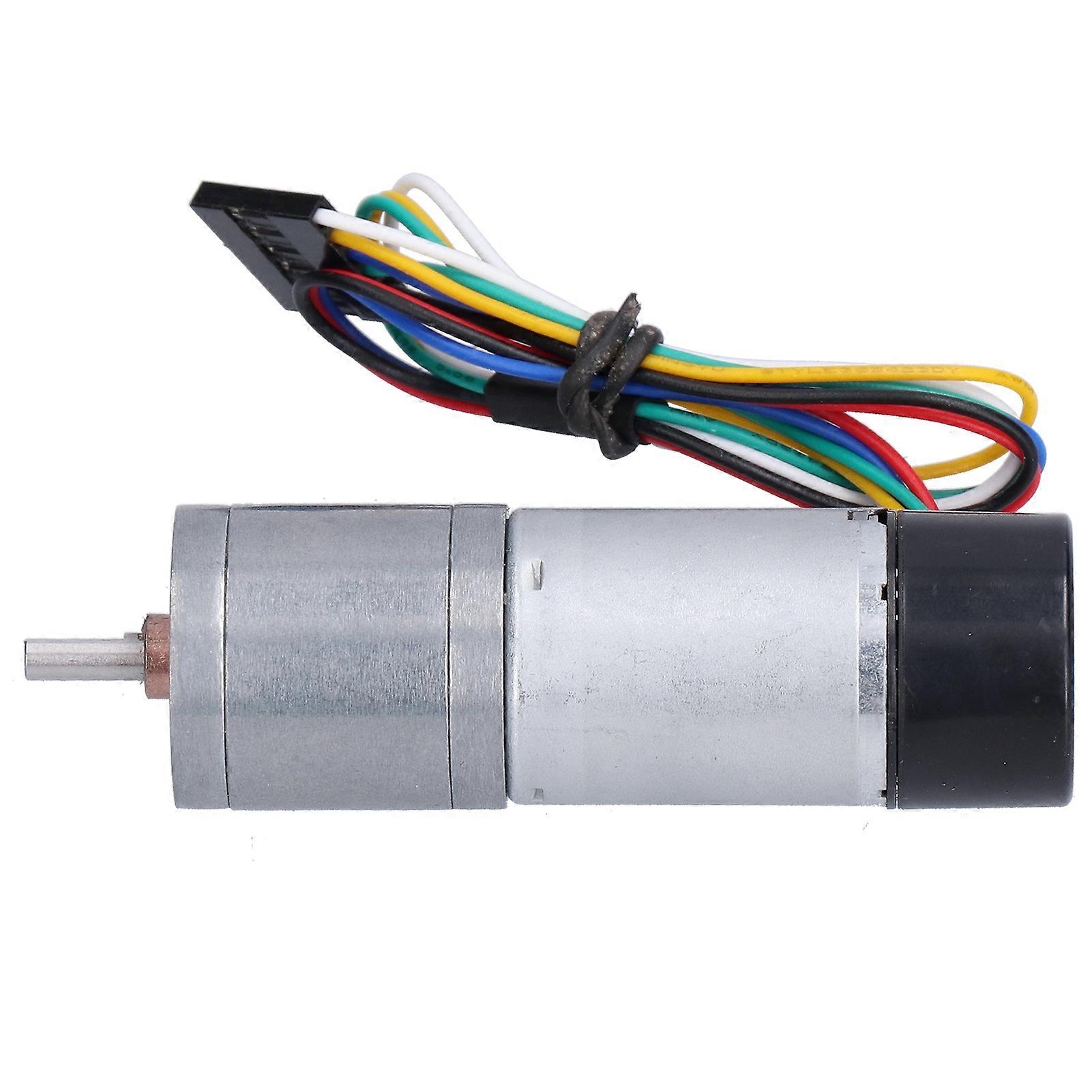 DC Geared Motor with Encoder Speed Measuring Signal Feedback Smart Car ...